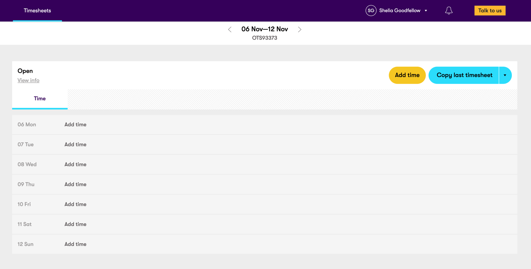 Timesheets Submission - Worker Guide